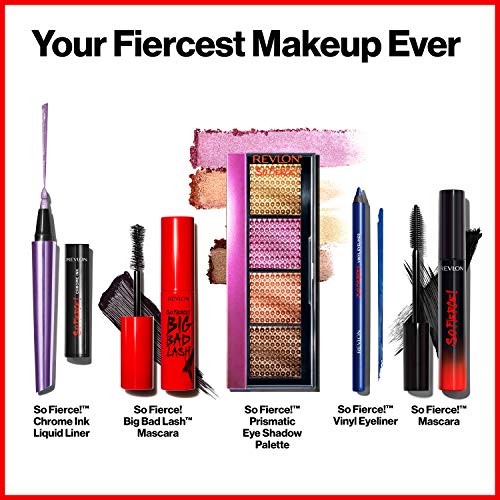 Mascara by Revlon, So Fierce Big Bad Lash Eye Makeup, Volumizing, Lasts up to 24 Hours, No Clump, Smudge Proof, Flake Proof, Blackest Black (760), 0.34 Fl Oz