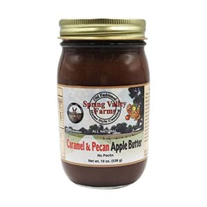 spring valley farms apple butter caramel pecan, 19 oz