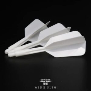 CONDOR AXE WING SLIM L White Condorax Wing Slim Darts Flight Long