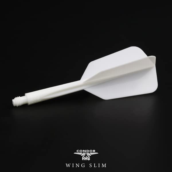 CONDOR AXE WING SLIM L White Condorax Wing Slim Darts Flight Long