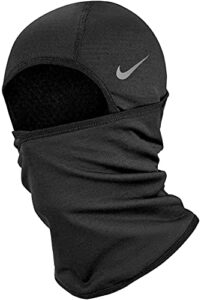 nike thermal sphere hood balaclava – unisex – dri-fit technology (black) (black)