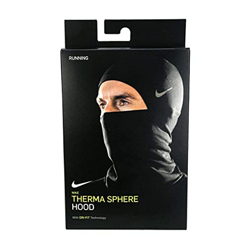 Nike Thermal Sphere Hood Balaclava - Unisex - Dri-Fit Technology (Black) (Black)