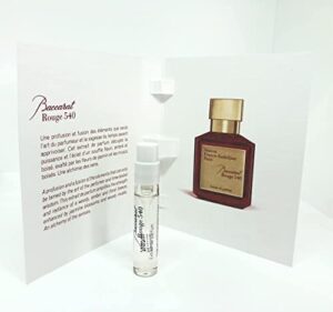 maison francis kurkdjian baccarat rouge 540 extrait de parfum vial sample spray 2ml/ 0.06oz new