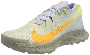 nike women’s race running shoe, pure platinum laser orange fossil limelight ghost enigma stone, 7.5