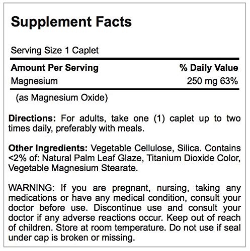 Puritan's Pride Magnesium 250 mg