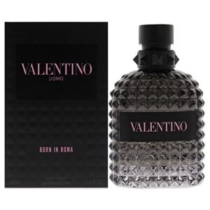 valentino uomo born in roma edt spray men 3.4 oz