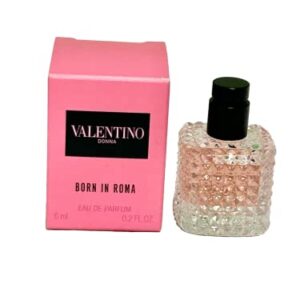 Valentino Donna Born In Roma MINI Eau De Parfum Women Splash Perfume 6 ml / 0.2 Fl Oz Travel Size