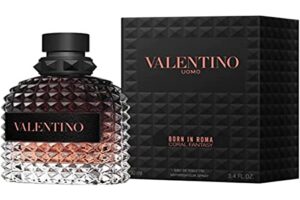 valentino uomo born in roma coral fantasy edt 3.4 oz / 100 ml for men