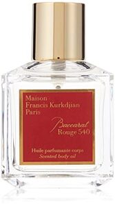 maison francis kurkdjian baccarat rouge 540 body oil 70 ml, 2.37 fl oz (pack of 1), (kurblu001)