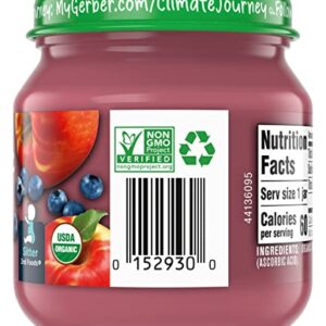 Gerber Organic for Baby 2nd Foods (Apple Wild Blueberry)