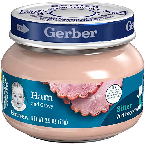 Gerber 2nd Foods Ham & Ham Gravy Baby Food (Pack of 12)