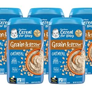 Gerber+Single+Grain+OATMEAL+CEREAL+16oz+(Pack+of+5)