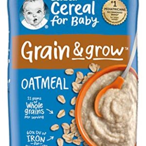 Gerber+Single+Grain+OATMEAL+CEREAL+16oz+(Pack+of+5)