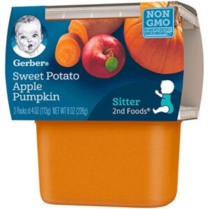 Gerber 2nd Foods Sweet Potato Apple Pumpkin Baby Food (Pack of 8)