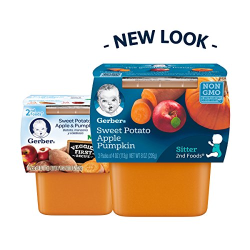 Gerber 2nd Foods Sweet Potato Apple Pumpkin Baby Food (Pack of 8)