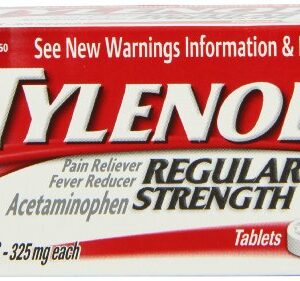 Tylenol Regular Strength Tablets, 100 Count (Pack of 2)