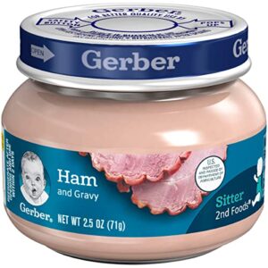 gerber ham and ham gravy, 2.5 ounce (pack of 24)