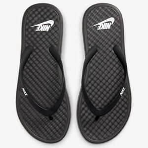 Nike mens On Deck Sandal Slippers, Black/White-black, 9