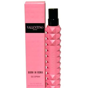 Valentino Donna Born In Roma Go Spray Mini Travel Size 10 ml / 0.33 Fl. Oz Eau De Parfum Women Perfume