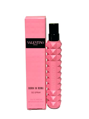 Valentino Donna Born In Roma Go Spray Mini Travel Size 10 ml / 0.33 Fl. Oz Eau De Parfum Women Perfume