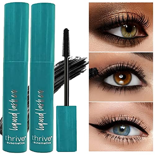 Thrive Mascara Liquid Lash Extensions, Liquid Lash Extensions Mascara - Brynn (Rich Black) 0.38 oz / 10.7 g