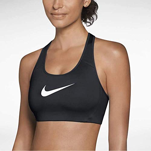 Nike Women's Victory Shape DRI-FIT High Support Sports Bra AJ5219 (Black White, Medium)