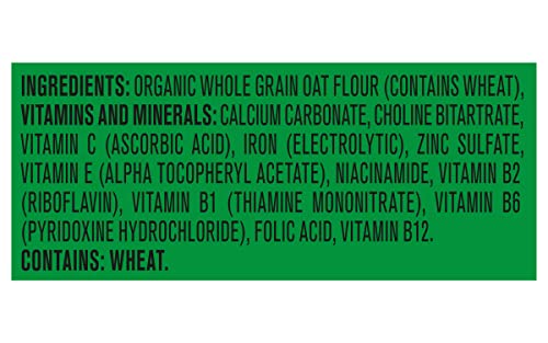 Gerber Organic for Baby 1st Foods Grain & Grow Cereal, Oatmeal Cereal, Made with Whole Grains & Iron, USDA Organic & Non-GMO, 8-Ounce Canister (Pack of 3)