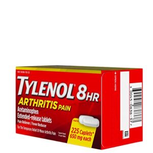 Tylenol 8 Hour Arthritis & Joint Pain Acetaminophen Caplets, 225 Count