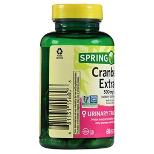 Spring Valley Cranberry Extract, 60 count, 500 mg per Capsule