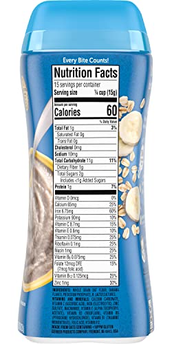 Gerber Cereal for Baby 2nd Foods Cereal, Probiotic Oatmeal Banana Cereal, Made with Whole Grains, Real Fruit & Probiotics, 8-Ounce Canister (Pack of 3)