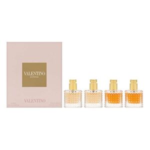 valentino donna 4 piece miniature gift set