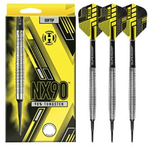 harrows nx90 90% tungsten soft tip darts (18)