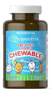 puritan’s pride pre-vites children’s multivitamin