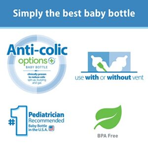 Dr. Brown's Options + Wide-Neck Glass Baby Bottle Starter Set