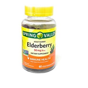 Spring Valley Adult Elderberry 50 mg Immune Health, 60 Gummies