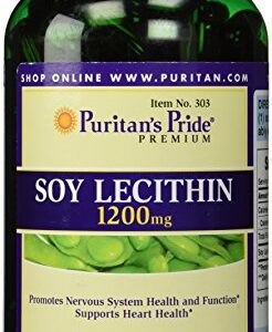 Puritan's Pride Soy Lecithin 1200 Mg, 250Count