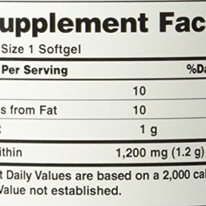 Puritan's Pride Soy Lecithin 1200 Mg, 250Count