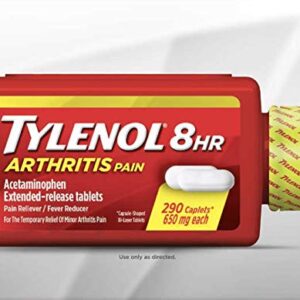 Tylenol Arthritis Pain Reliever 650 Mg, 1 Pack, 290Count