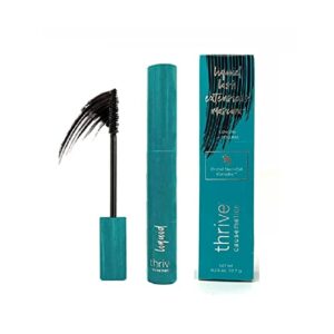 2023 new thrive mascara liquid lash extension, thrive cosmetics mascara, thrive waterproof mascara black (black)