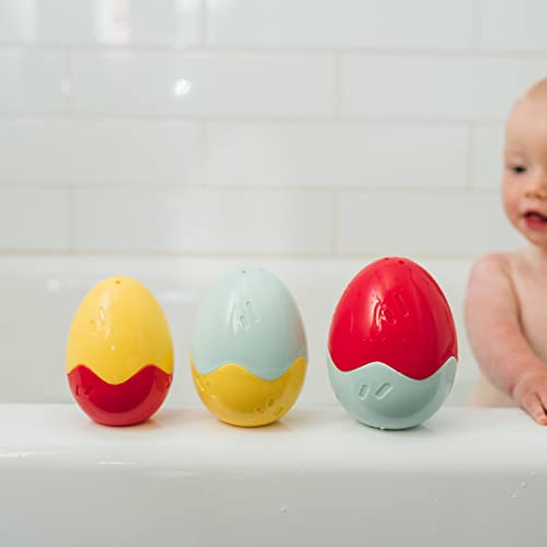 Dr. Brown's CleanUp Float & Hatch Dino Eggs Nesting Bath Toy, 6m+, BPA Free, Certified Plastic Neutral