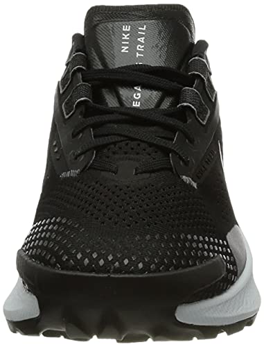 Nike Women's Pegasus Trail 3 Running Shoes, Black/Pure Platinum, 8.5 M US