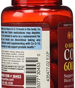 Puritan's Pride Q-Sorb CO Q-10 600 mg-30 Softgels