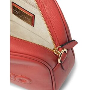 Valentino Bags by Mario Valentino Harper Embossed Brick Red One Size