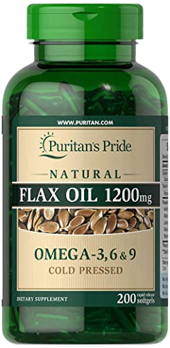 Puritan's Pride Natural Flax Oil 1200 mg