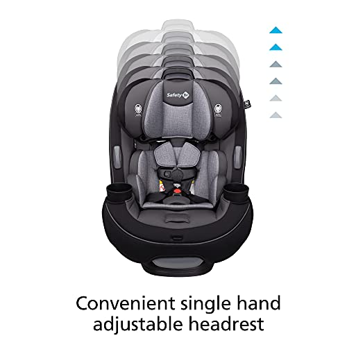 Safety 1st Grow and Go All-in-One Convertible Car Seat, Rear-facing 5-40 pounds, Forward-facing 22-65 pounds, and Belt-positioning booster 40-100 pounds, Harvest Moon