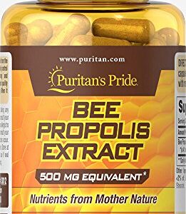 Puritans Pride Bee Propolis 500 Mg, 100 Count