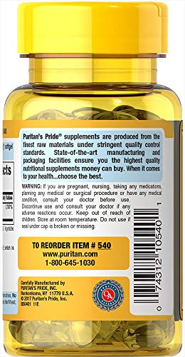 Puritans Pride Vitamin E-400 iu Naturally Sourced-100 Count (540)