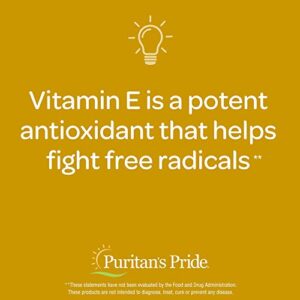 Puritans Pride Vitamin E-400 iu Naturally Sourced-100 Count (540)