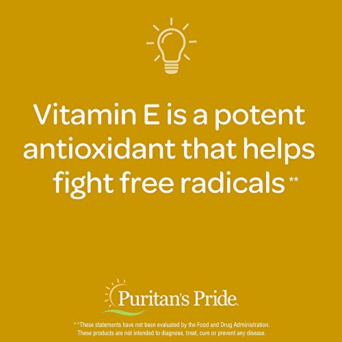 Puritans Pride Vitamin E-400 iu Naturally Sourced-100 Count (540)