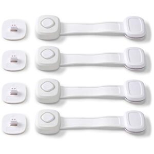 Safety 1st Outsmart All-Purpose, Multi Use Strap, Four Pack, White